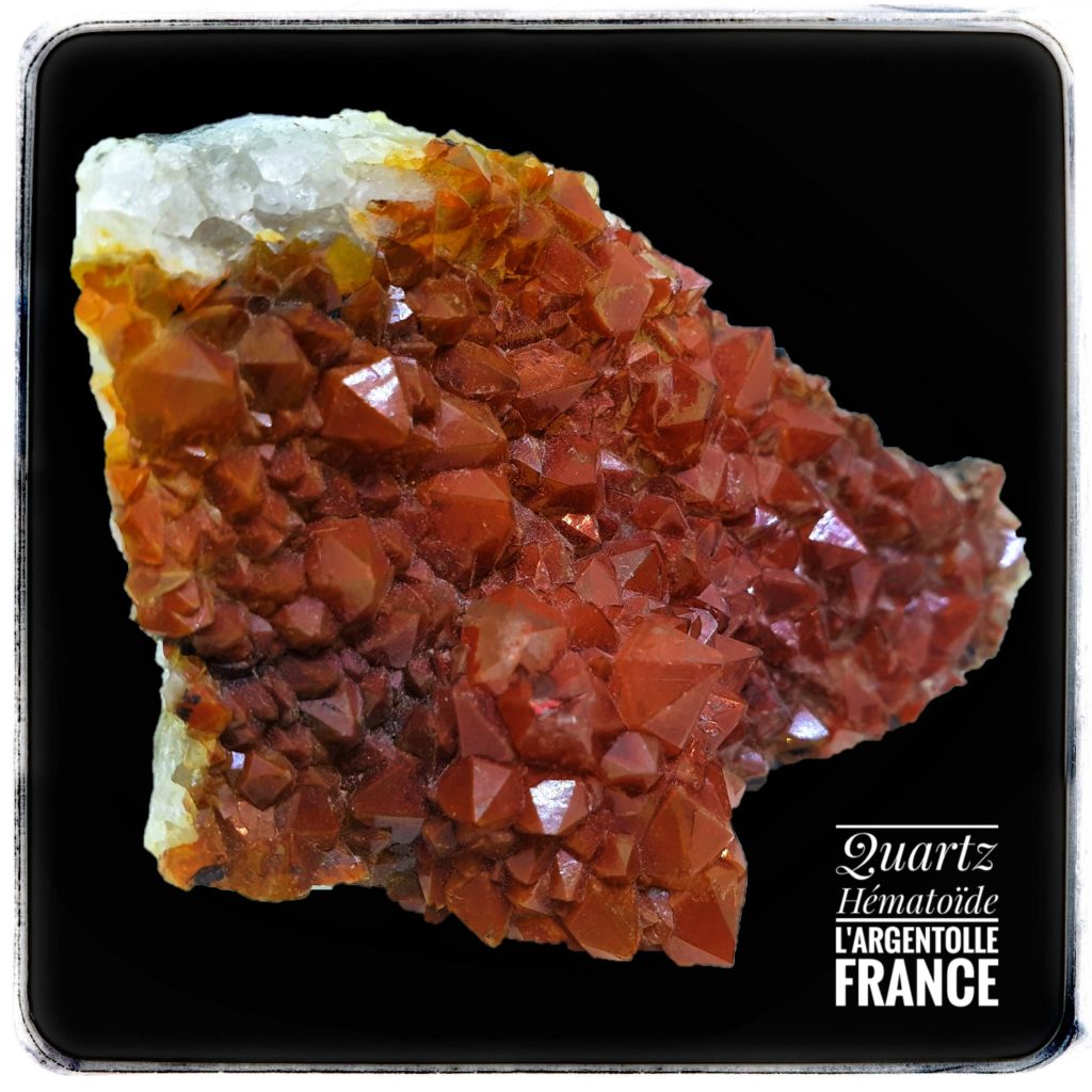 Le Quartz Hématoïde, variété rouge du Quartz – Description | Géodes Et ...